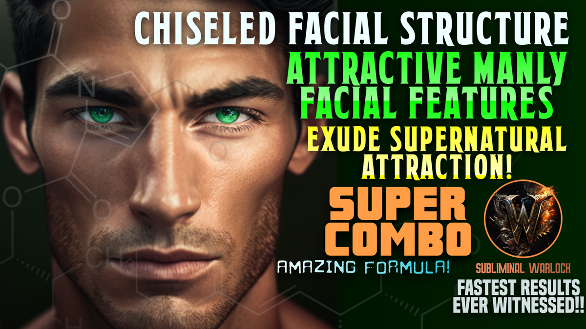 Get A Chiseled Facial Structure (Attractive Manly Facial Features) + E ...