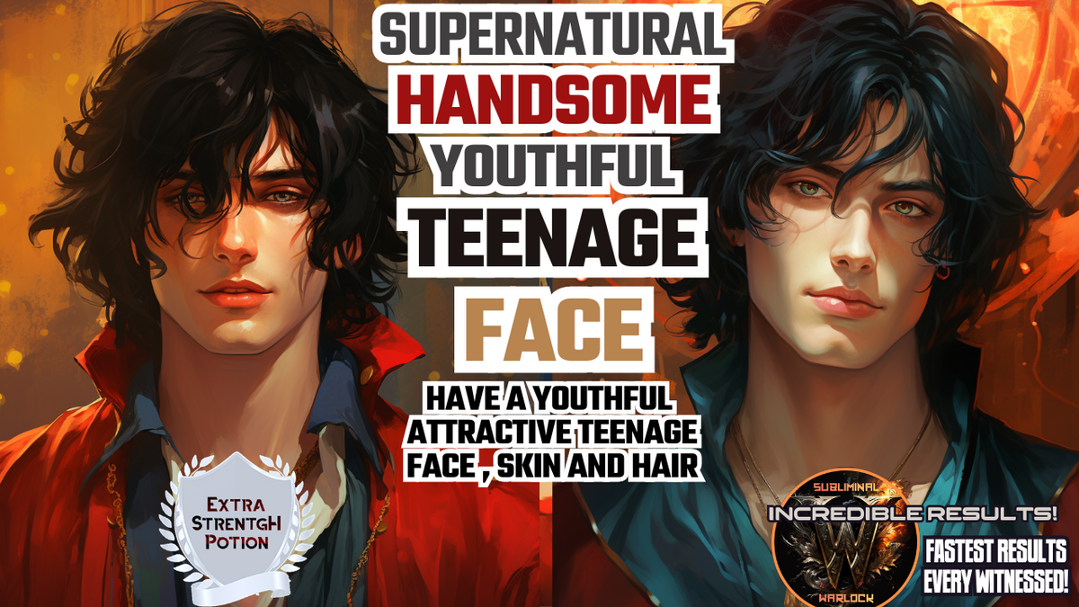 Supernatural Handsome Youthful Teenage Face (Amazing Formula ...